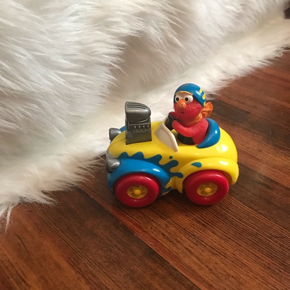 Toys | Elmo Race Car Sesame Street Collectible Push Go Action Toy Tyco ...